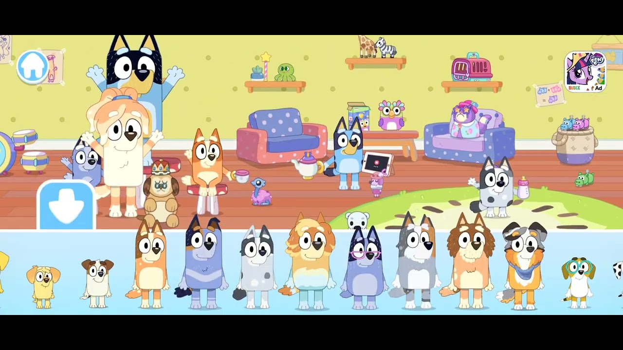 Bluey in the Playroom!!/Bluey Let's Play gameplay!! - YouTube