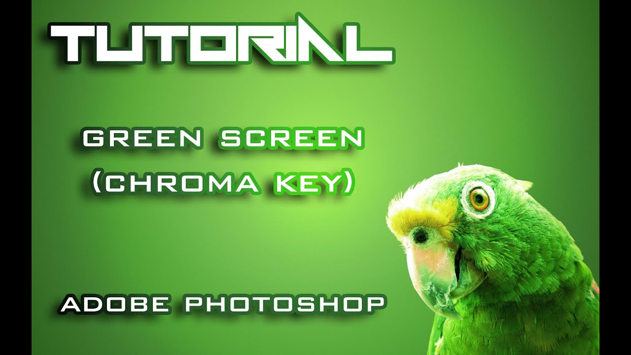 How To- GreenScreen in Adobe Photoshop (Chroma key) - YouTube