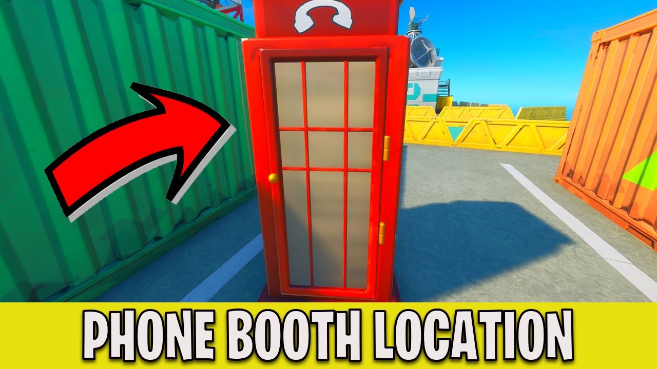 Fortnite Season 2 Chapter 2 - Disguise yourself inside a Phone Booth in ...