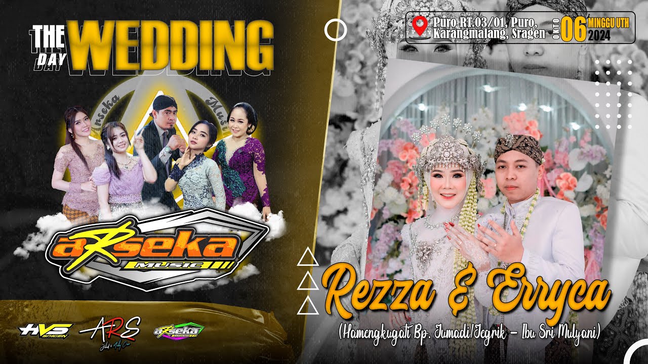 Live Campursari ARSEKA Music | Ngunduh 'Rezza & Erryca' | ARS Jilid4 Nelly | HVS Sragen - YouTube