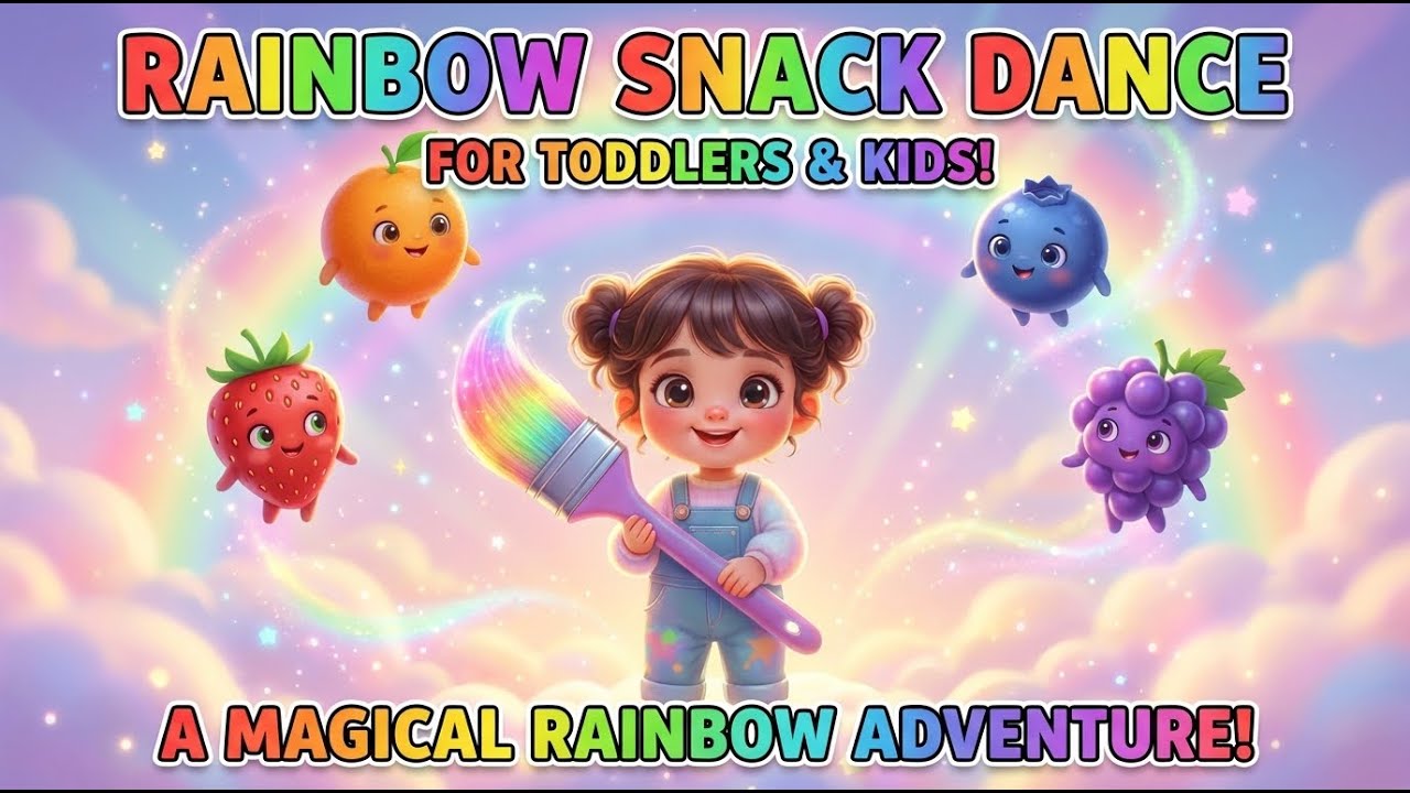 Rainbow Snack Dance - A Magical Rainbow Adventure! - For Toddlers ...