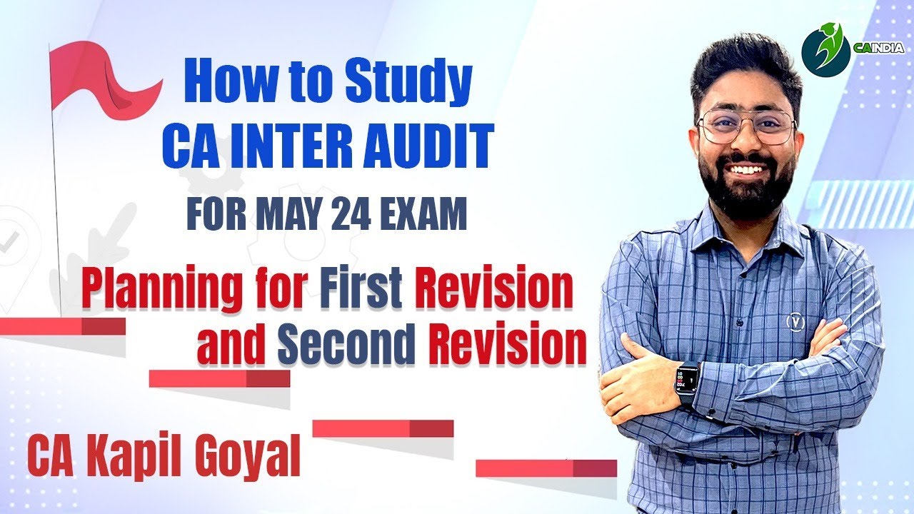 How to Study CA Inter Audit For May 24 Exam By CA Kapil Goyal - YouTube