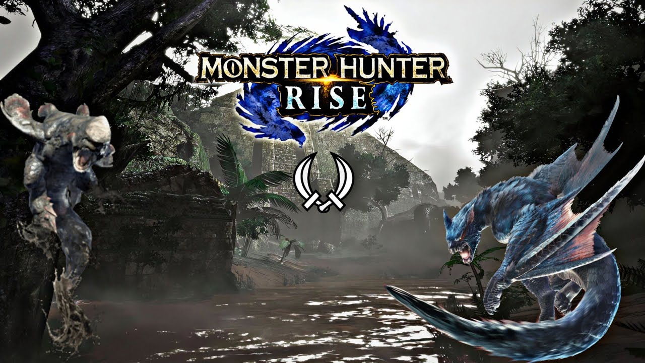 [MHR] Hub Quest: ☆6 Jyuratodus & Nargacuga |Dual Blades| Hunt - YouTube