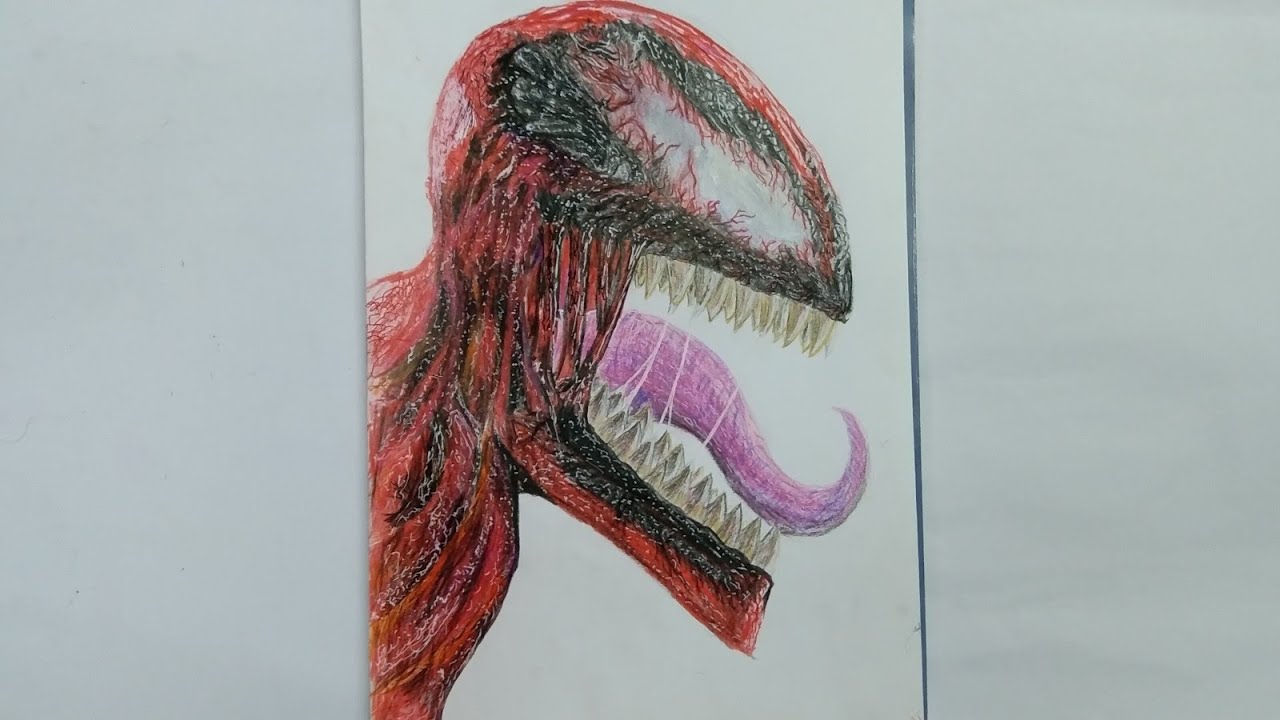 Carnage Realistic Drawing | Meherinder Singh - YouTube