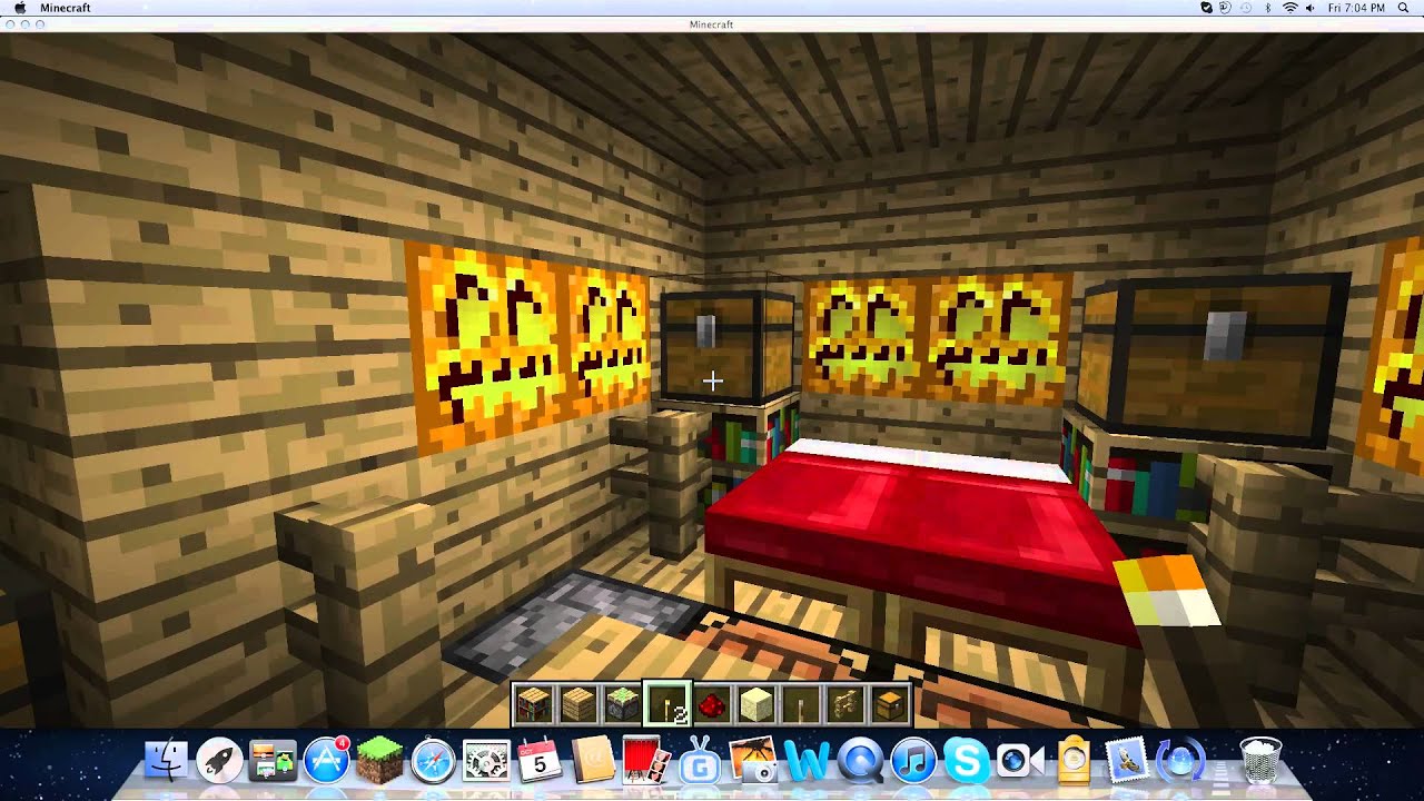 Minecraft Simple Villager House Interior Decorations - YouTube