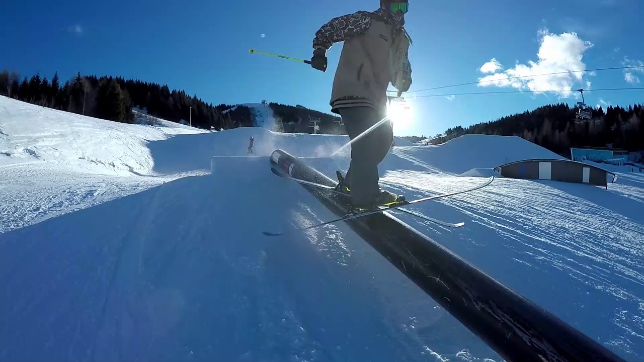 Cruising Monte Bondone Snowpark 2018 - YouTube