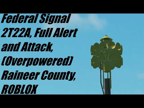 Federal Signal 2T22A, Full Alert and Attack (Overpowered), Raineer ...