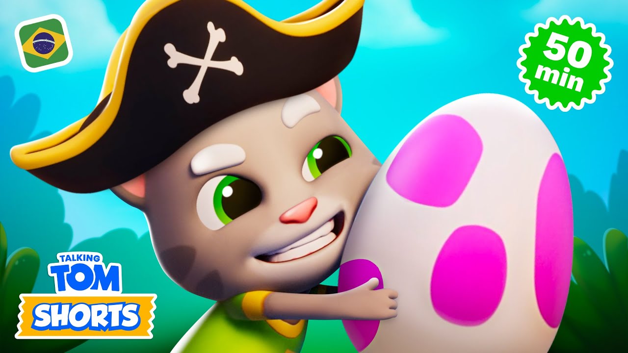 Piratas, Dinossauros e MUITO MAIS! 🏴‍☠️🦕 Coletânea de Talking Tom ...