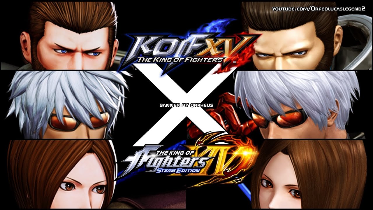 KOF XV - STANCE COMPARISON of TEAM K' with KOF XIV - YouTube