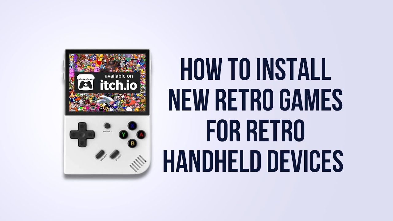 How To Install New Retro Games For Retro Handheld Devices - YouTube