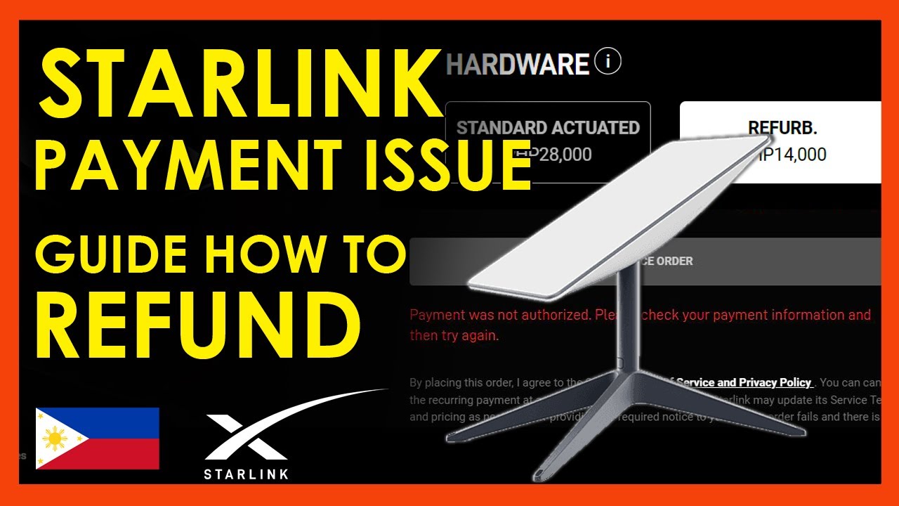 STARLINK REFUND PROCESS GUIDE | ORDERING ISSUE GOT DEDUCTED NO EMAIL ...