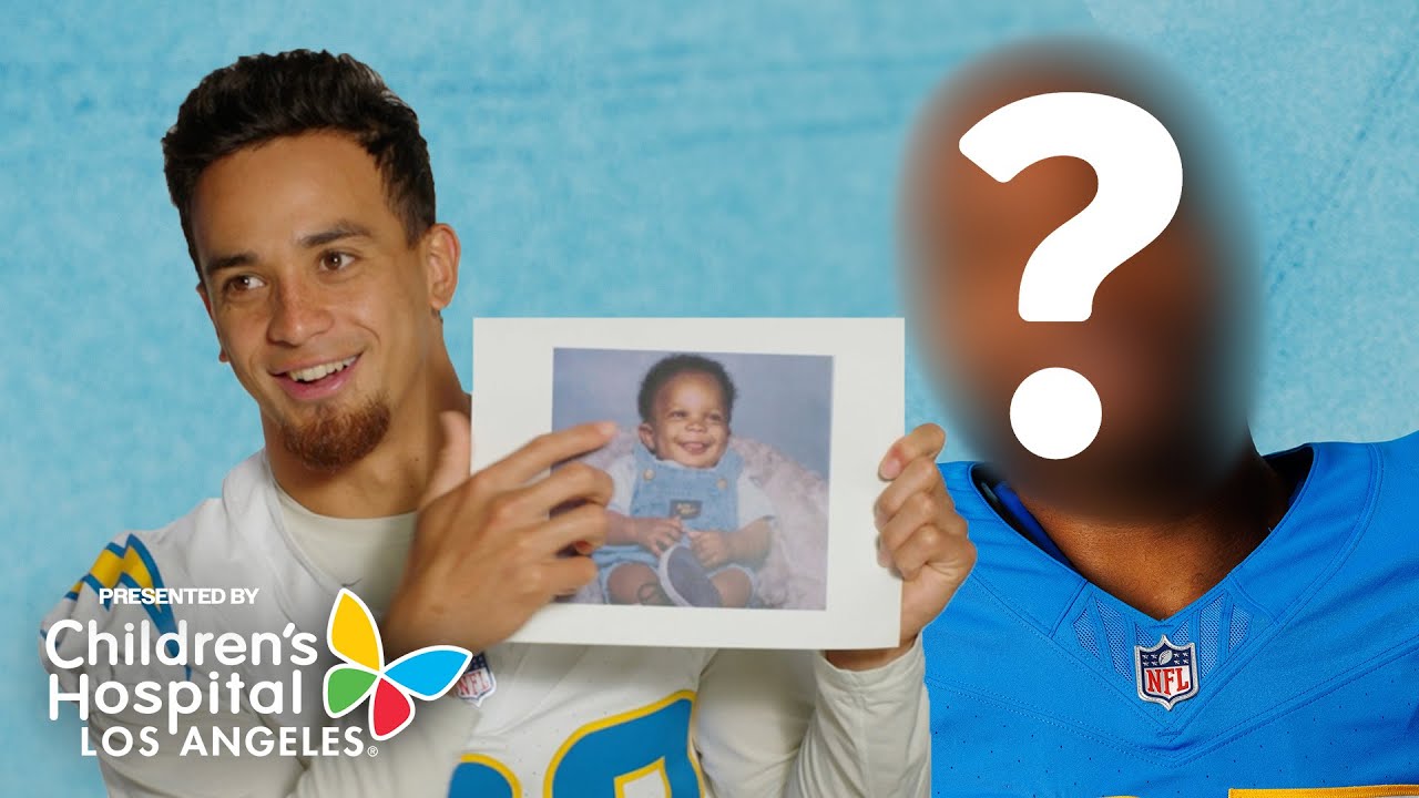 NFL Pros Guess Teammate's Baby Pic | LA Chargers - YouTube