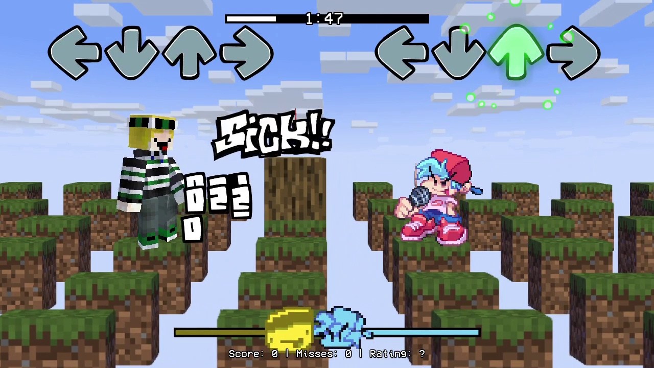 Acrophobia (Vocals) - FNF VS Minecraft (Funkin' Civilization Oneshot ...