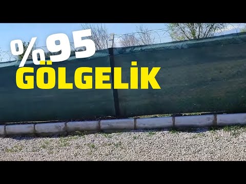 Bahçe Teli Üzeri %95 Gölgelik Tül Nasıl Yapılır | Merdoz