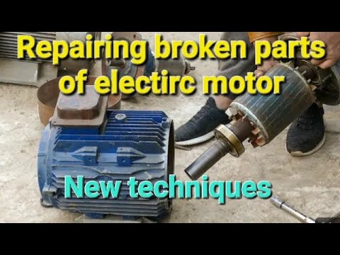 Amazing Technique Of Electric Motor Rewinding | Electric Motor Rebuild ...