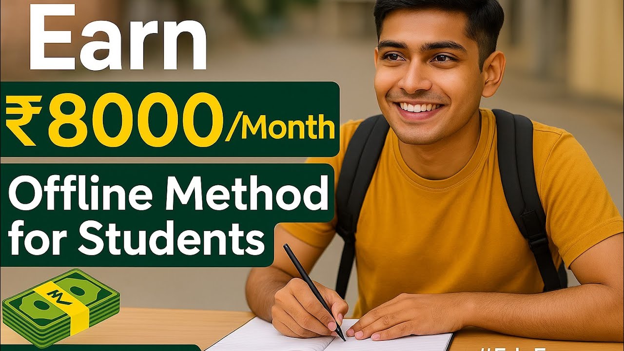 Earn 8000rs/M by this offline method // best Offline method for ...