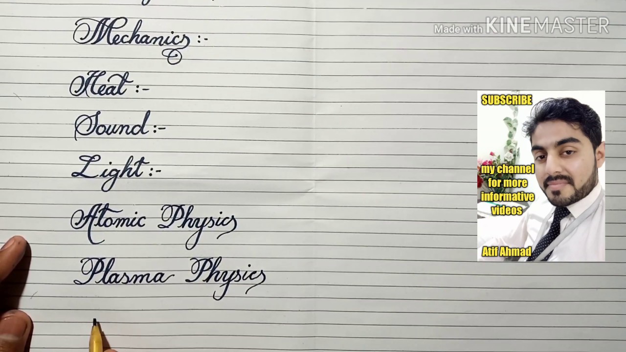 Improve physics paper presentation in very short time. By improving ...