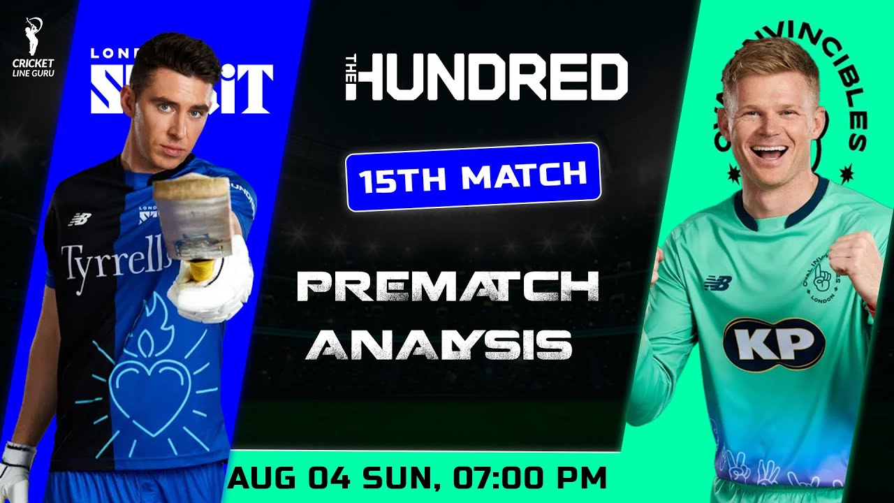London Spirit vs Oval Invincible 15th Match Prediction | LND vs OVL ...