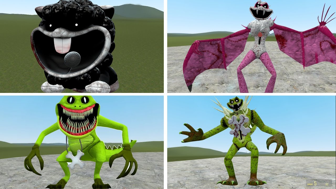 NEW VERSION EVOLUTION NIGHTMARE CRITTERS POPPY PLAYTIME CHAPTER 4 In ...