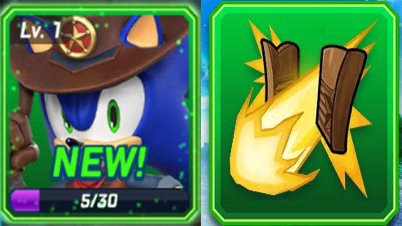 Sonic Forces Speed battle - New Character Sheriff Sonic - Speedsters ...