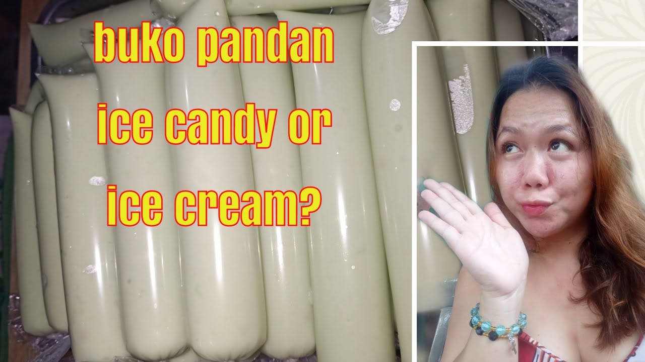 Ice Candy Icecream buko pandan flavor simple recipe #icecandy # ...