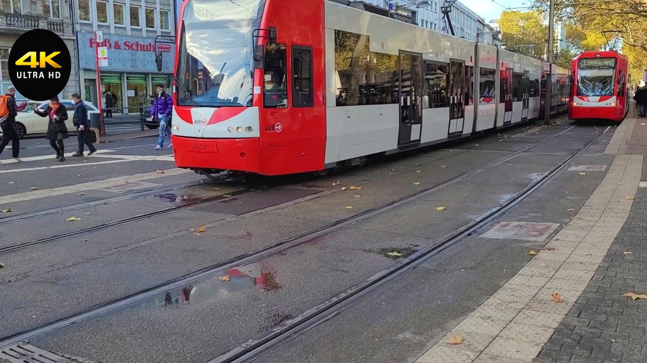 U-Bahn Station: I ride the Subway in Cologne Centrum 4k live - YouTube