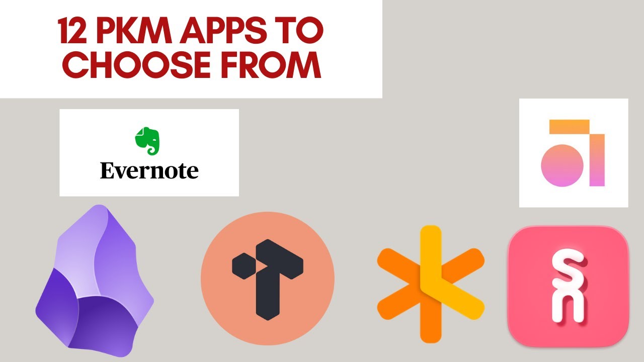 The best pkm apps right now (2024) - YouTube
