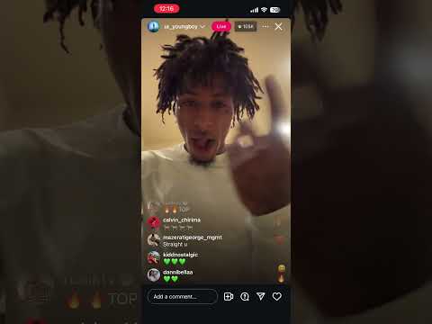 NBA YoungBoy NEW ig live says he’s about to drop 3 music videos