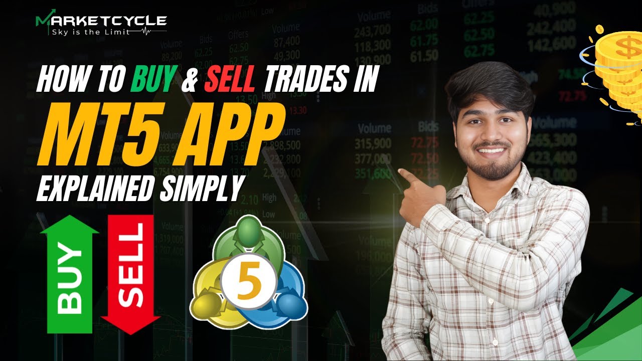 How to Buy & Sell Trades in MT5 App | Explained Simply #forex # ...