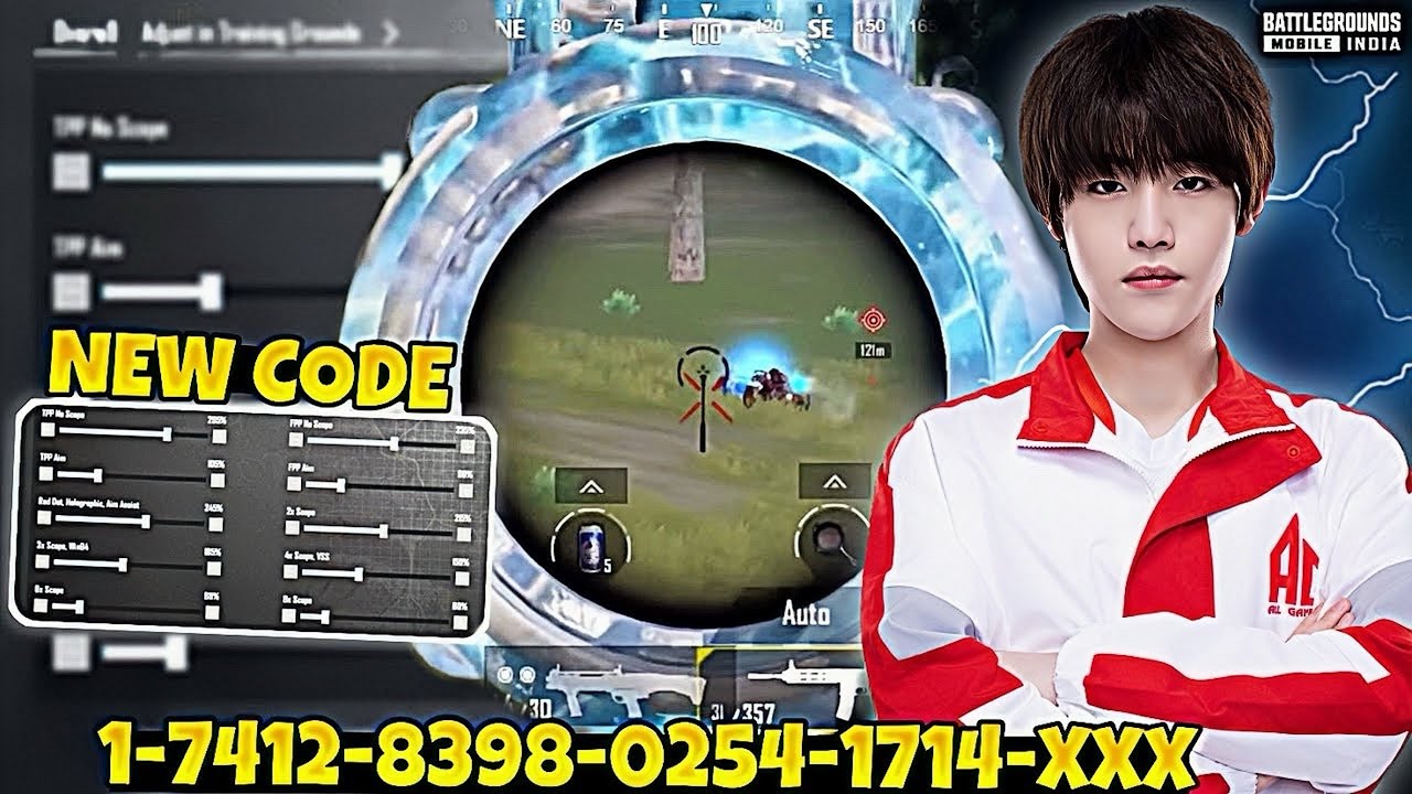 PUBG 3.6 Update 🔥Best Sensitivity Code & 5 Fingers Control Code | BGMI ...