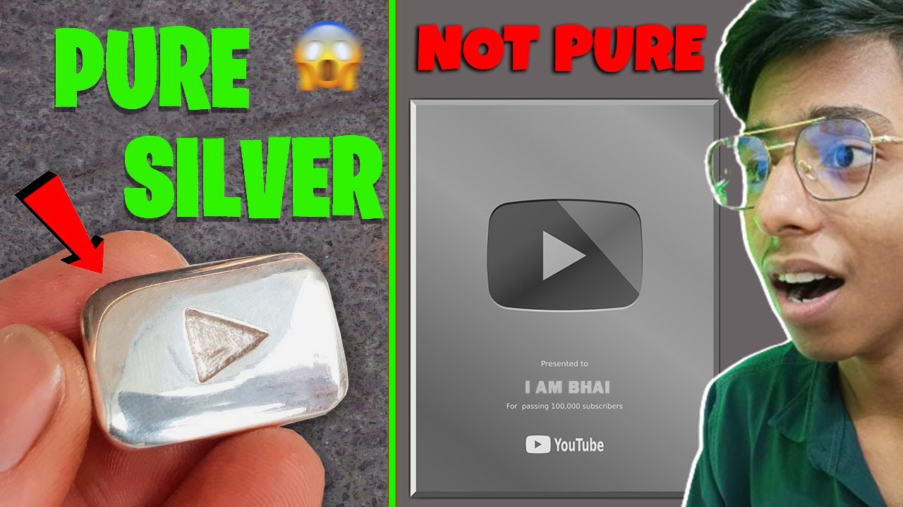 I Make the Real Silver Play Button - YouTube