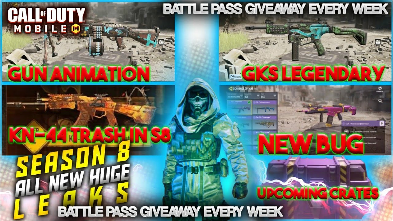 Season 8 Cod Mobile Upcoming Unseen Huge Leaks | Call of duty mobile ...