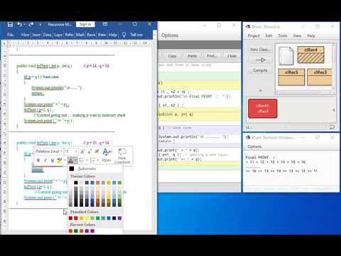 Java Recursive Methods D - YouTube