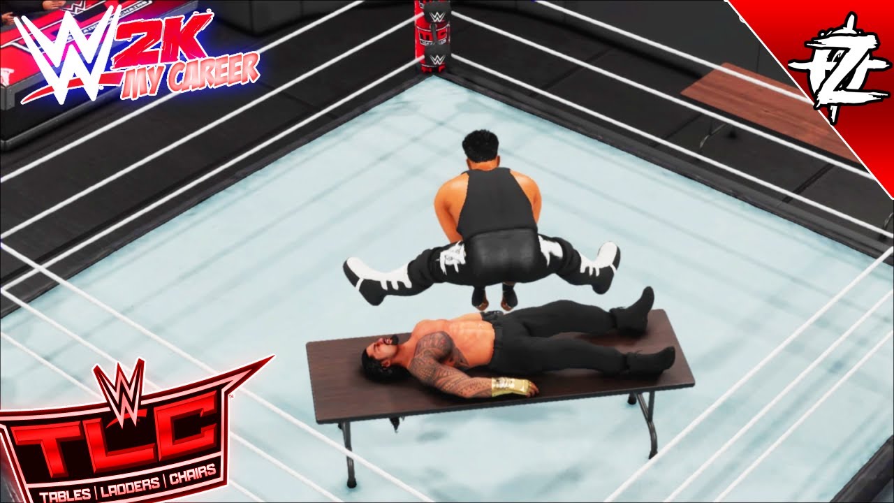 WWE WORLD HEAVYWEIGHT CHAMPIONSHIP TABLES MATCH!! | WWE2K MY CAREER ...