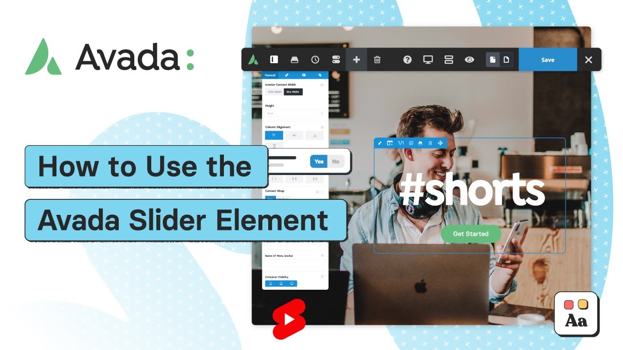 How to Use the Avada Slider Element - YouTube