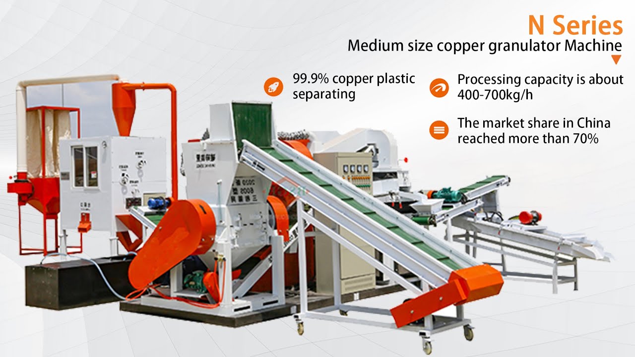 Copper Wire Granulator Machine Granulate Cable From Your Scrap Wire ...