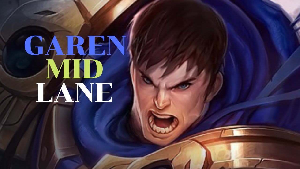 2020 INSANE GAREN BUILD PLAYING MID LANE! - YouTube
