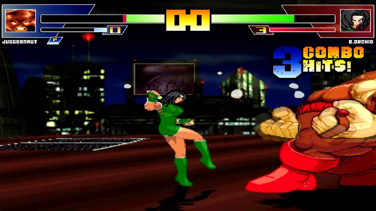 [MUGEN 2012] Juggernaut vs. B.Orchid - YouTube