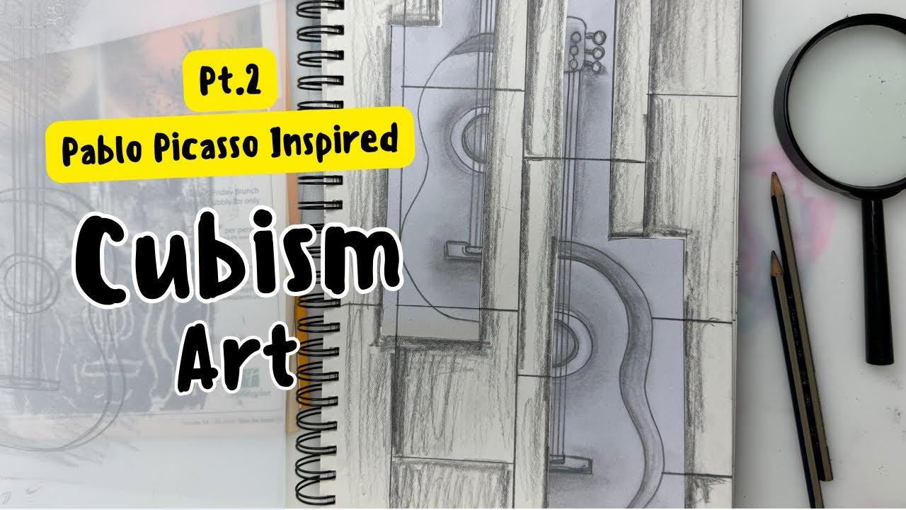 Cubism Art inspired by PABLO PICASSO 🎨 Pt 2 - YouTube