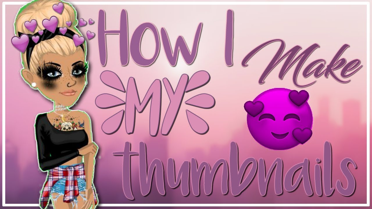 MSP - How I Make My Thumbnails || CHECK DESCRIPTION ! - YouTube