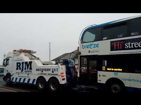 day 15 of Busmas: 15269 getting towed from thanet bus depot (14/12/23 ...