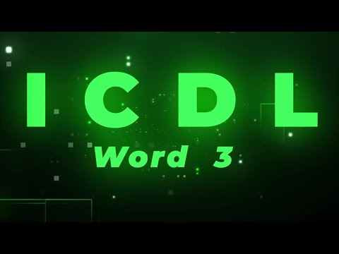 ICDL - WORD | آشنایی و آموزش کار با ورد بخش سوم - YouTube