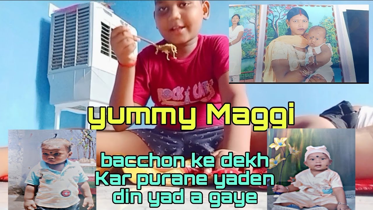 mere bete ke liye barsat mein yummy yummy Maggi banaen 🥳 | purani ...