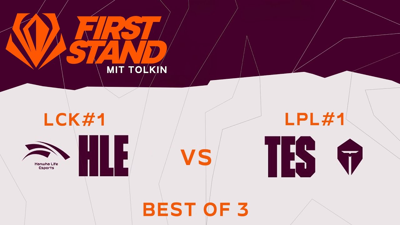 das wohl STÄRKSTE TEAM im Turnier! | GAME 1 - HLE vs TES | FIRST STAND ...