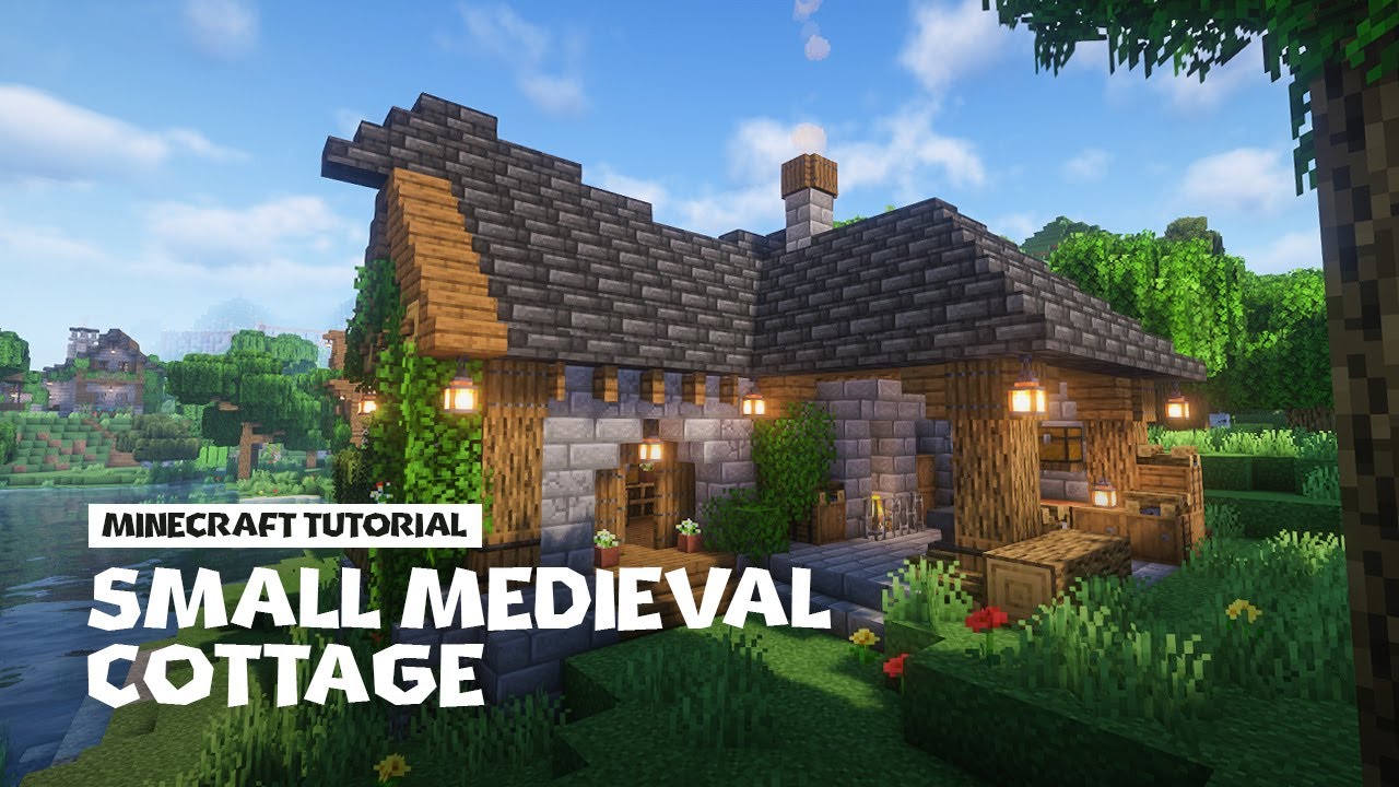 Minecraft: How to Build a Small Medieval Cottage 🏡 [Updated Tutorial ...