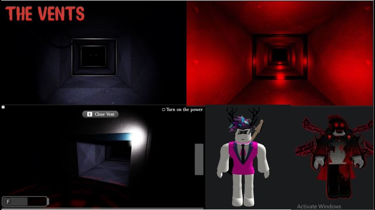VENTS Is Way More Scary then Doors #roblox #vents - YouTube
