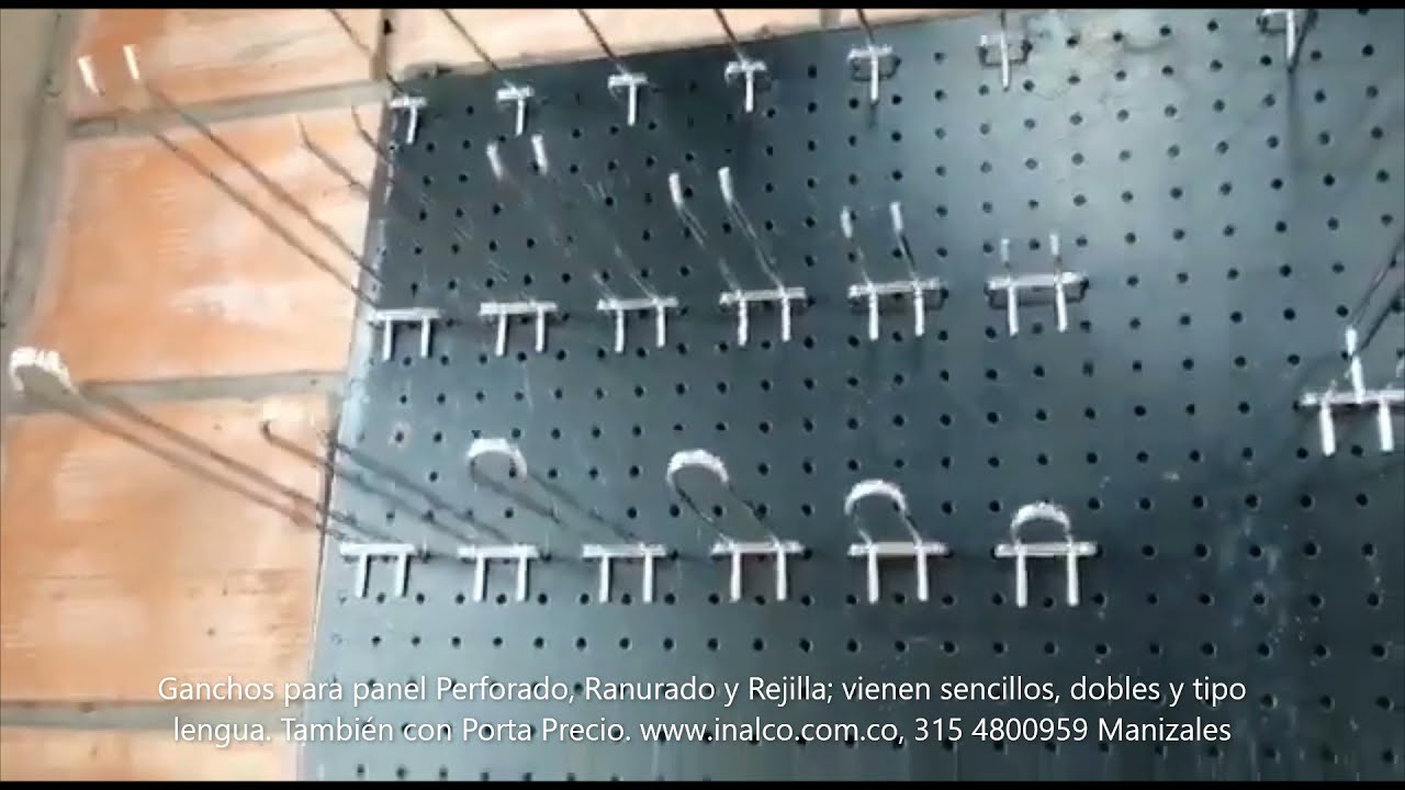 La más completa colección de Ganchos Exhibidores Para Panel Tabla ...