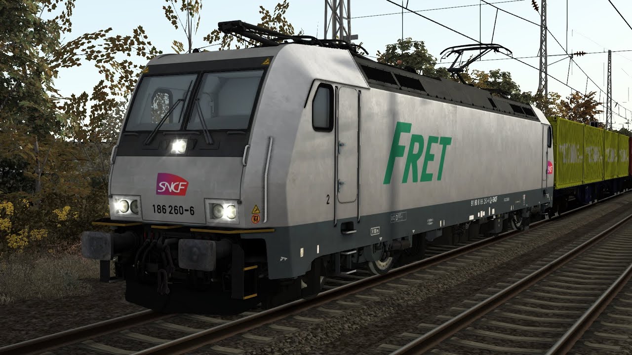 Train Simulator 2022 | Siemens BR186 SNCF Fret | Strasbourg to ...