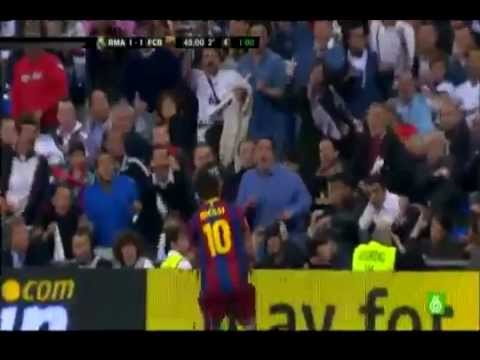 Messi Hits fans for fun - YouTube