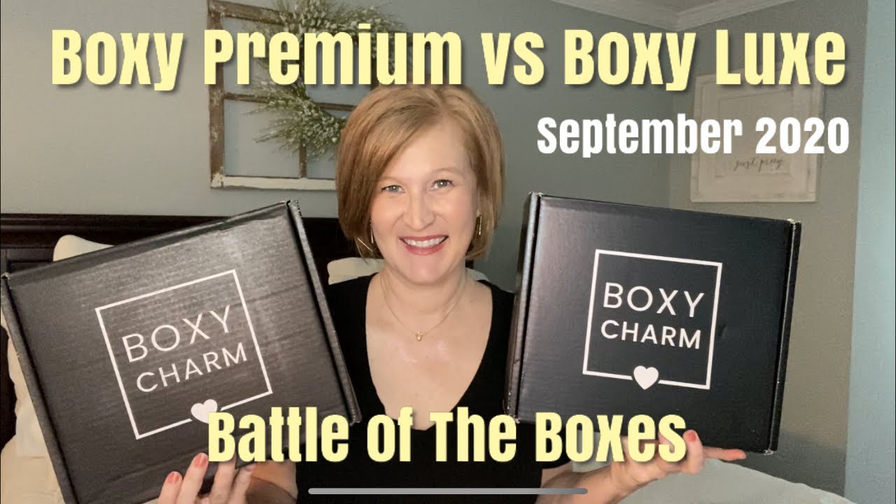 Boxy Charm Premium and Boxy Luxe | September 2020 - YouTube